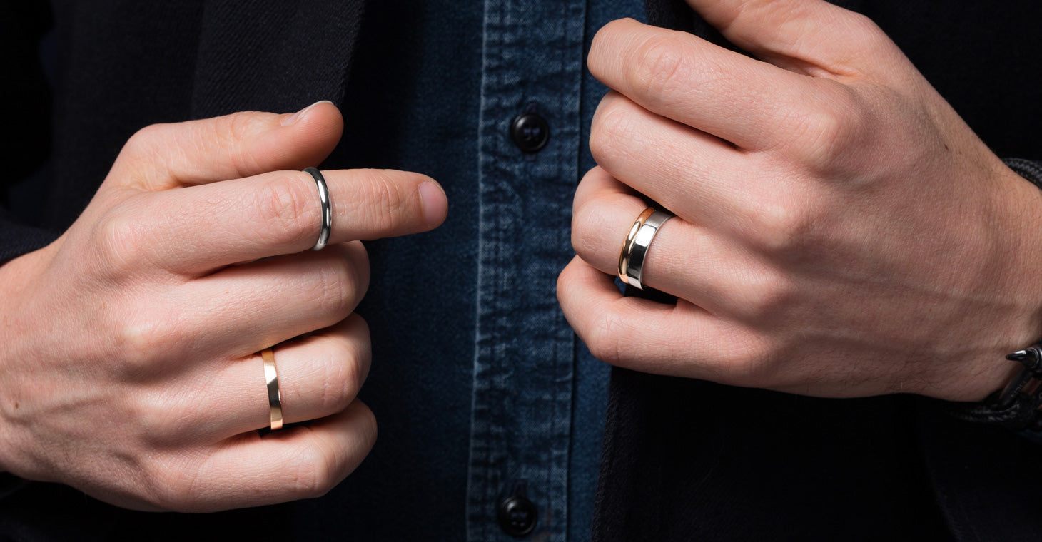 Alliance Homme | Or 18 Carats & Platine | Joaillier Breidal Paris